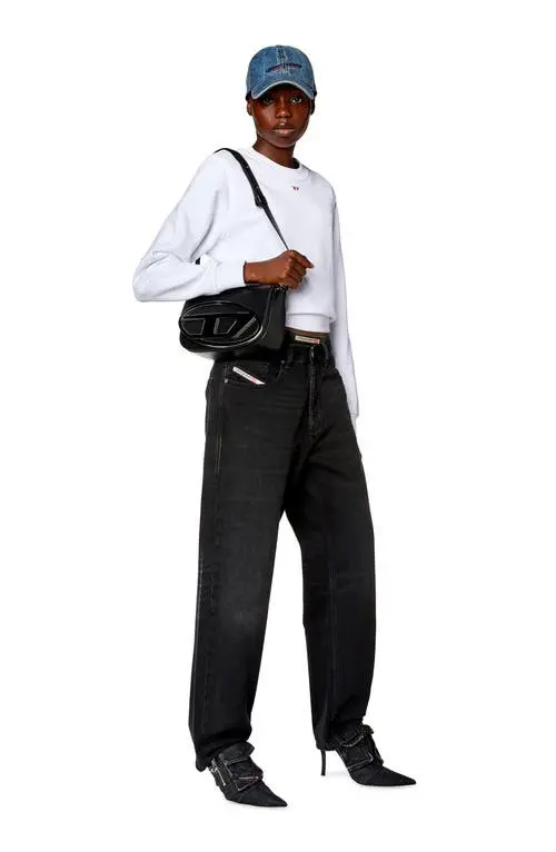 DIESEL® 1dr Leather Shoulder Bag