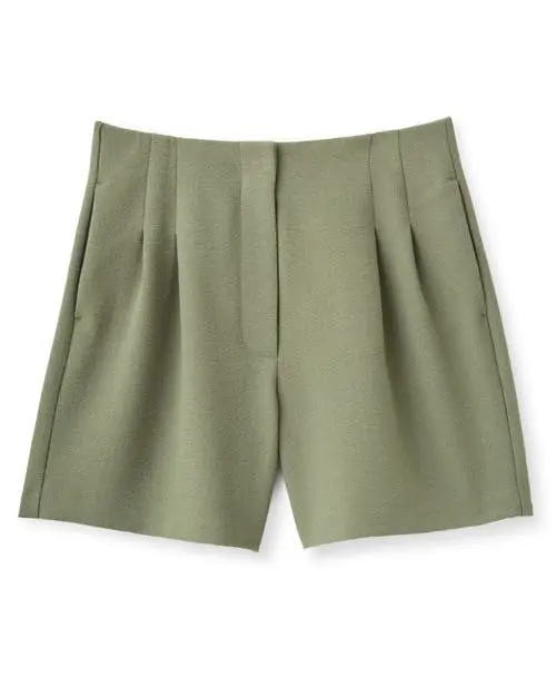 CARTOLINA Frankie Pebbled Crepe Short - Moss