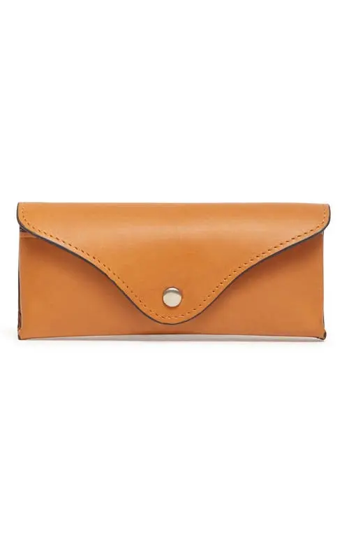 KORCHMAR Salvino Leather Eyeglass Case - Tan