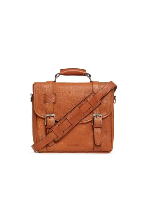 KORCHMAR Parker Leather Messenger & Wine Carrier
