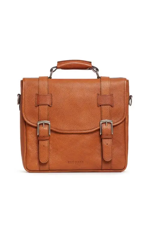 KORCHMAR Parker Leather Messenger & Wine Carrier