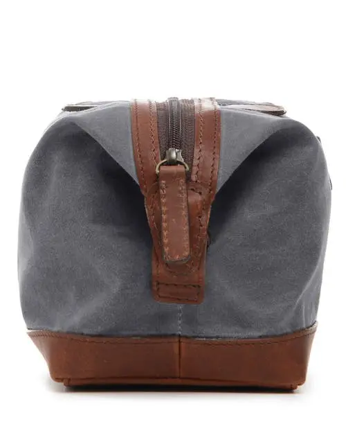 KORCHMAR Ryder Waxed Canvas Dopp Kit - Grey