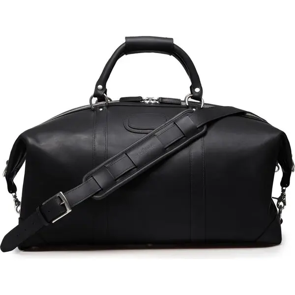 KORCHMAR Twain 22" Leather Weekender - Black