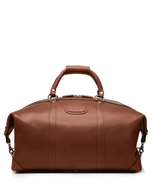 KORCHMAR Twain 22" Leather Weekender - Brown