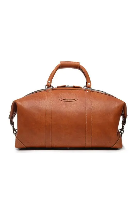 KORCHMAR Twain 22" Leather Weekender - Pebbled_tan