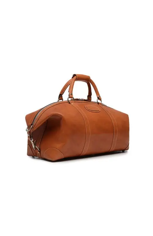 KORCHMAR Twain 22" Leather Weekender - Pebbled_tan