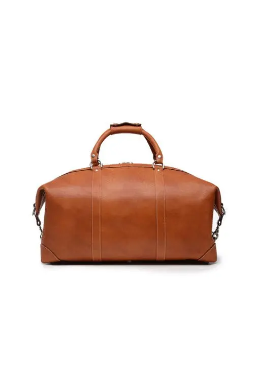 KORCHMAR Twain 22" Leather Weekender - Pebbled_tan