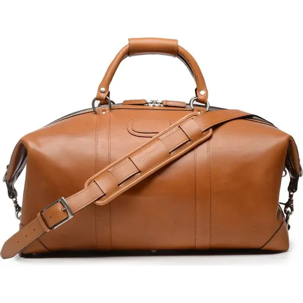 KORCHMAR Twain 22" Leather Weekender - Tan