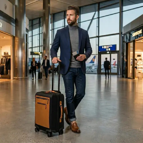 KORCHMAR Hudson 22" Ballistic Wheeled Carry-on Luggage