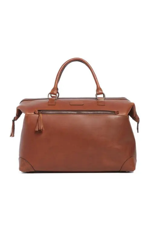 KORCHMAR Fulton Leather Framed Duffel - Espresso