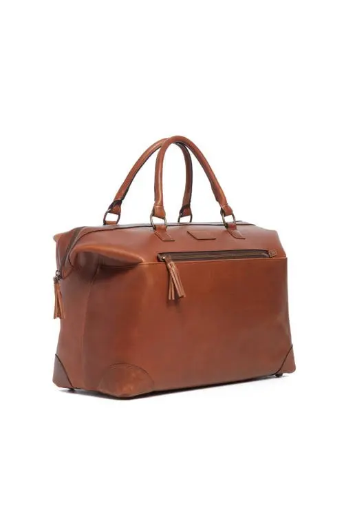 KORCHMAR Fulton Leather Framed Duffel - Espresso