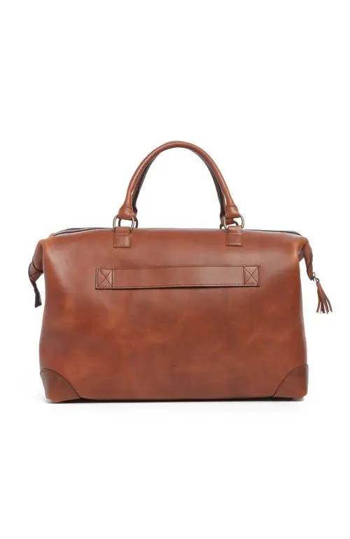 KORCHMAR Fulton Leather Framed Duffel - Espresso