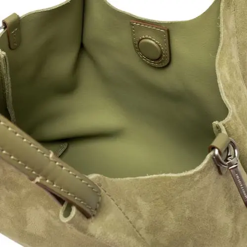 GIANNI CHIARINI Dua Leather Mini Hobo Bag - Light-green