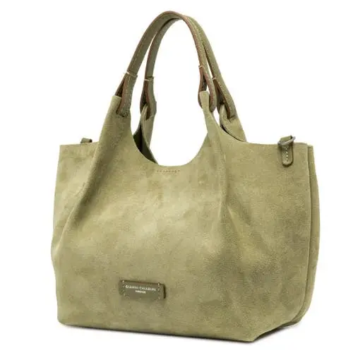 GIANNI CHIARINI Dua Leather Mini Hobo Bag - Light-green