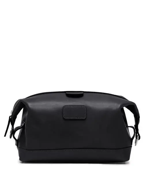 KORCHMAR Ryder Leather Dopp Kit - Black