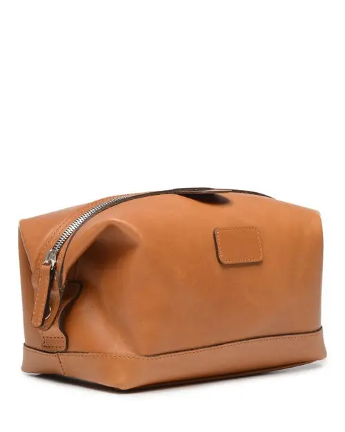 KORCHMAR Ryder Leather Dopp Kit - Tan