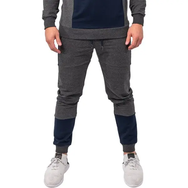 MACEOO Colorblock Stretch Cotton Joggers