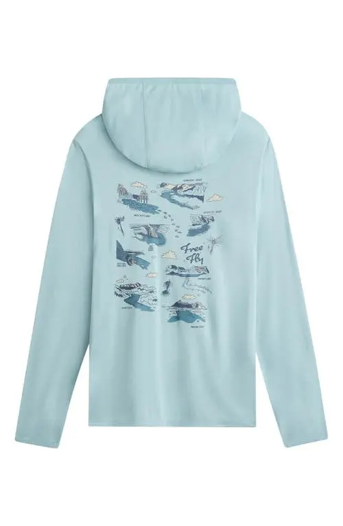 FREE FLY Lightweight Hooded Long Sleeve Shirt
