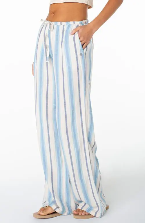 Roxy Iyla 2 Stripe Wide Leg Drawstring Pants