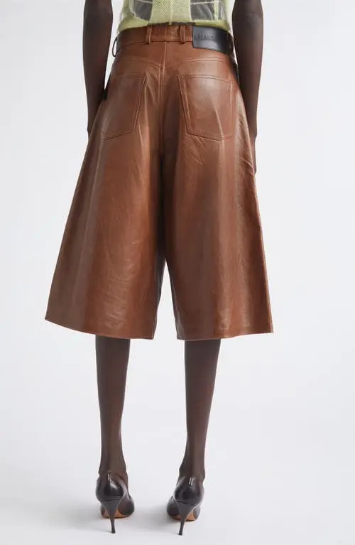 HAIKURE Legacy Leather Bermuda Shorts