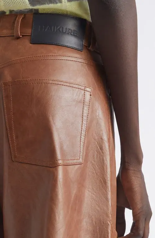 HAIKURE Legacy Leather Bermuda Shorts