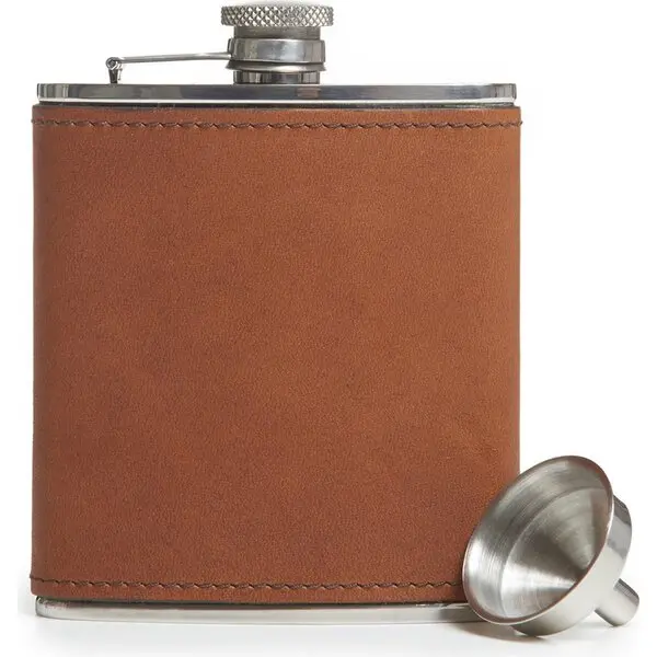 KORCHMAR Arlo Leather-wrapped Hip Flask