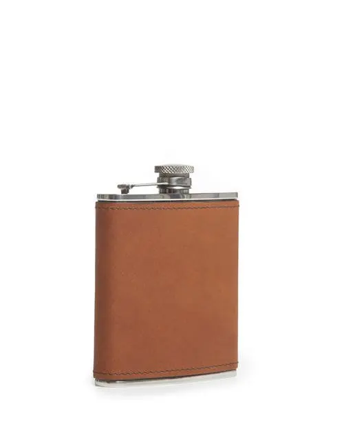 KORCHMAR Arlo Leather-wrapped Hip Flask