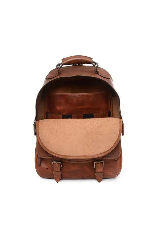 KORCHMAR Lewis Heritage Leather Backpack - Espresso
