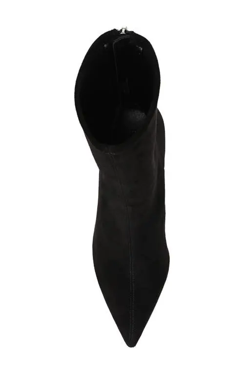 FAVORITE DAUGHTER Ryder Pointed Toe Stiletto Sock Bootie - Black