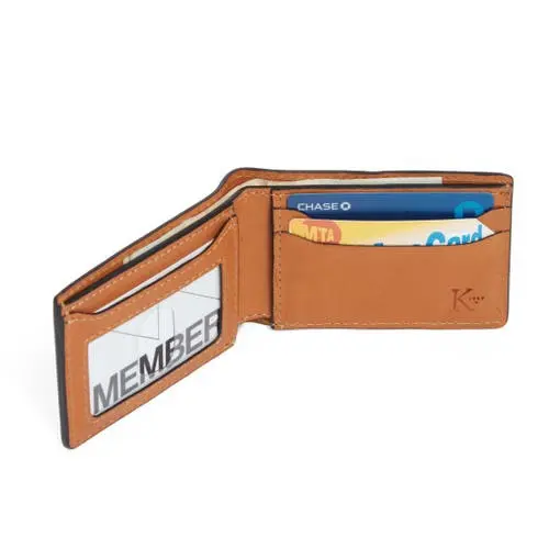 KORCHMAR George Slim Leather Billfold - Tan