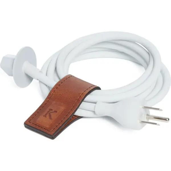 KORCHMAR Edison Leather Cord Wrapperlarge - Espresso