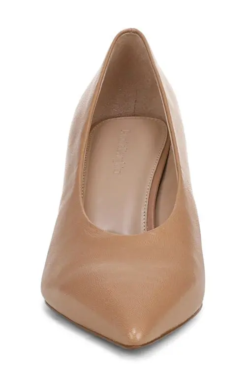 FAVORITE DAUGHTER Zoe Leather Stiletto Pumps - Macchiato