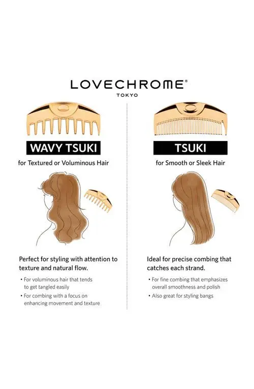 LOVECHROME K24gp Wavy Tsuki Comb