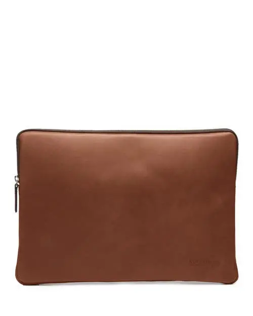 KORCHMAR Clifford Leather Laptop Sleeve - Brown