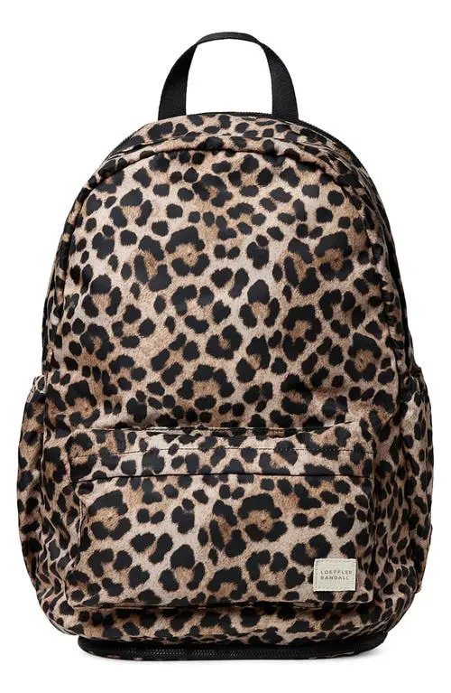 LOEFFLER RANDALL Stevie Nylon Backpack - Brushed Leopard