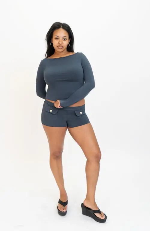 ODDLI Long Sleeve Top - Navy