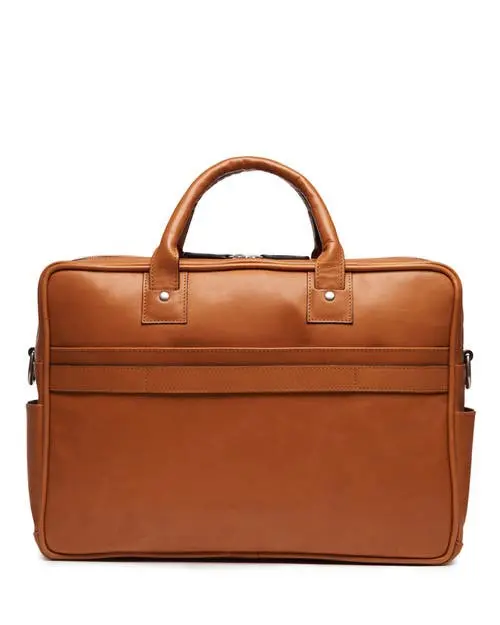 KORCHMAR Redford Leather Briefcase - Tan