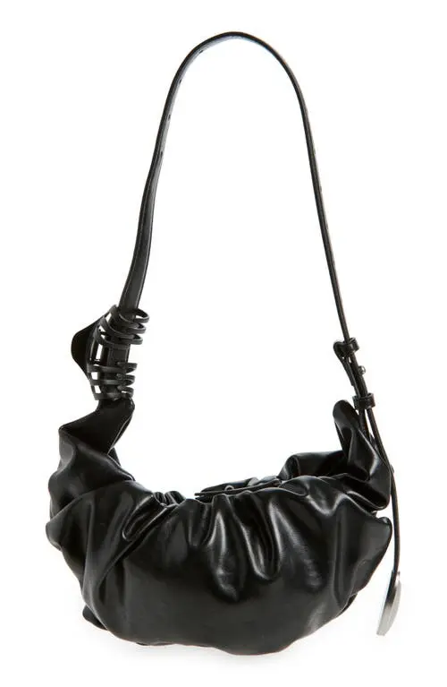 DIESEL® Grab-d 2.0 Faux Leather Hobo Bag - Black