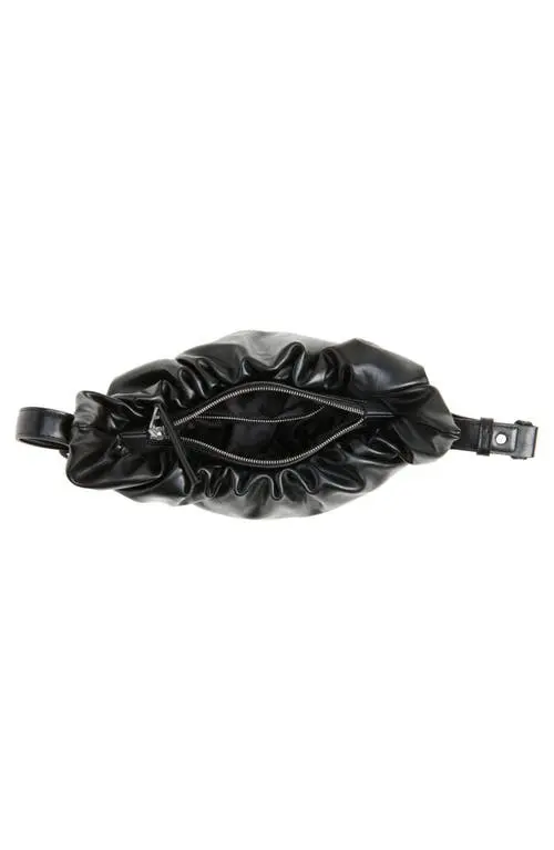 DIESEL® Grab-d 2.0 Faux Leather Hobo Bag - Black