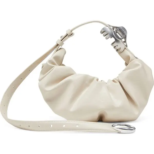 DIESEL® Grab-d 2.0 Faux Leather Hobo Bag - Medium/white