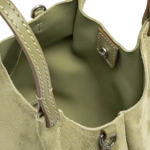 GIANNI CHIARINI Dua Leather Mini Hobo Bag - Light-green