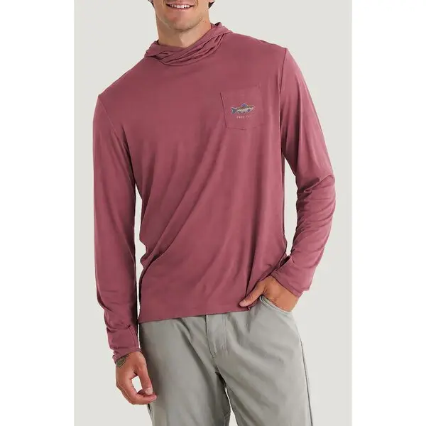 FREE FLY Graphic Hoodie - Plum