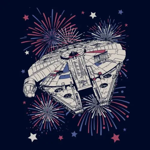 STAR WARS Festive Fireworks Falcon Sweatshirt