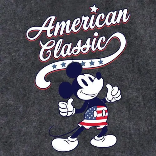 MICKEY & FRIENDS Retro American Classic Pull Over Hoodie