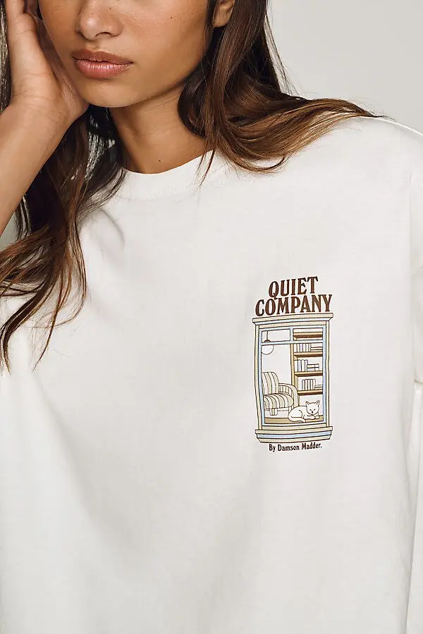 DAMSON MADDER Organic Cotton Crewneck Tee