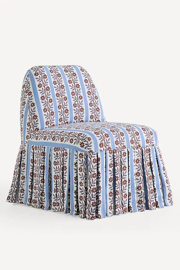 Anthropologie Amelia Ruffle Slipcover