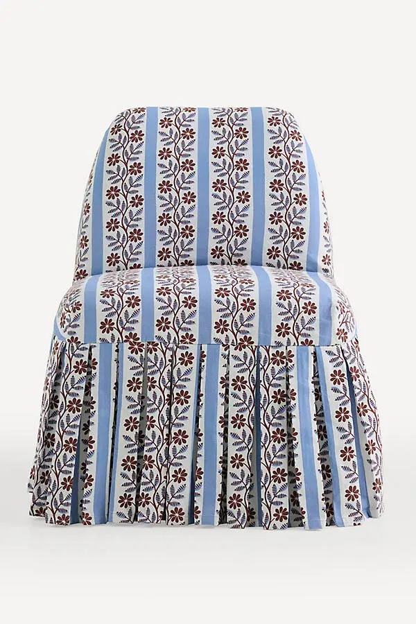 Anthropologie Amelia Ruffle Slipcover