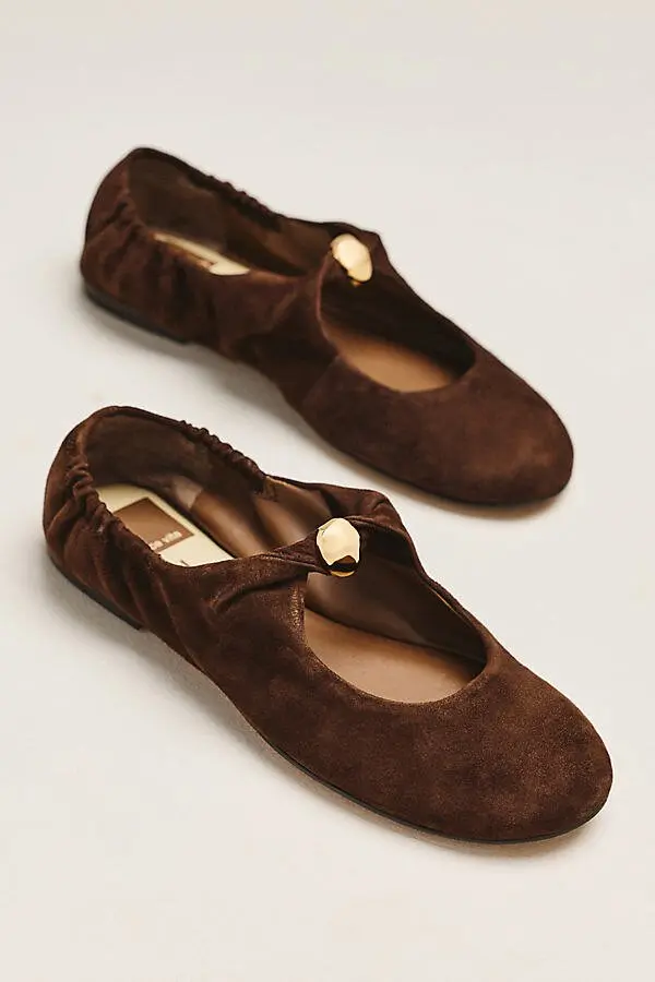 Dolce Vita Cornel Ballet Flats - Dark Chocolate