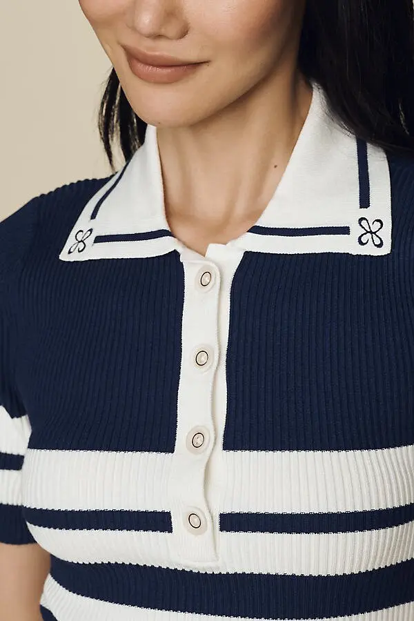 Maeve Collared Mi Sweater Dress