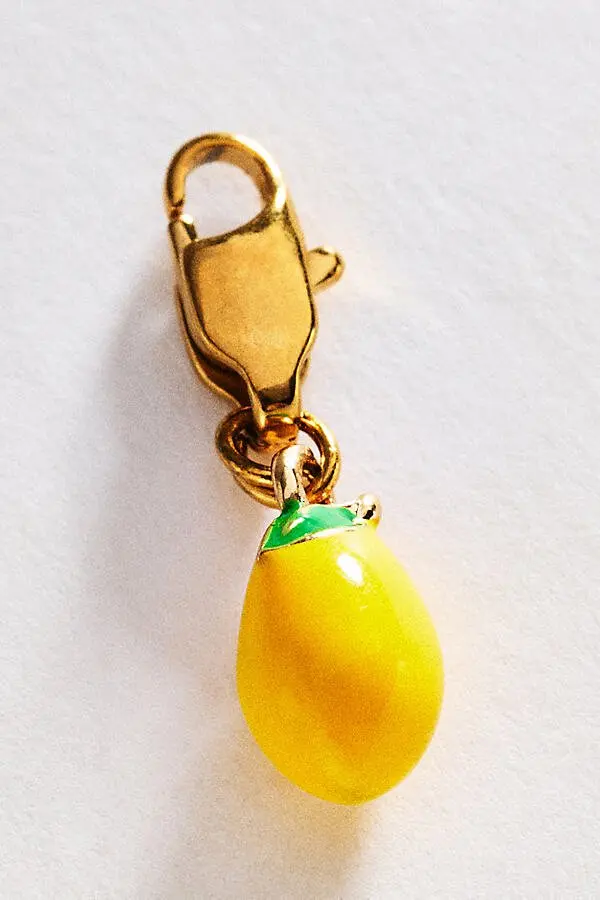 Anthropologie Palas Lemonade Charm - Yellow